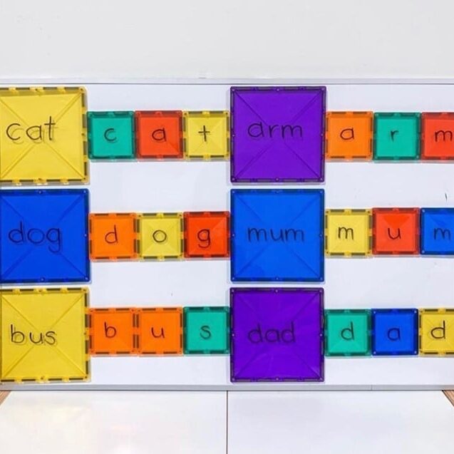 10 Ways To Use Magnetic Tiles In Literacy Activities - Connetix