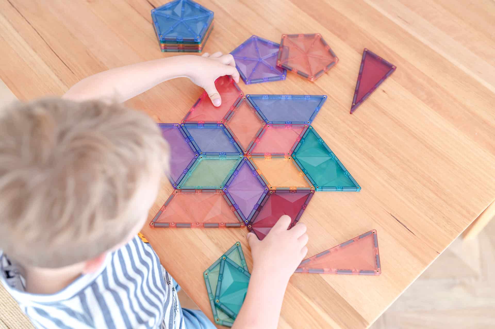 48 Piece Pastel Shape Expansion Pack | Pastel Magnetic Tiles by Connetix®