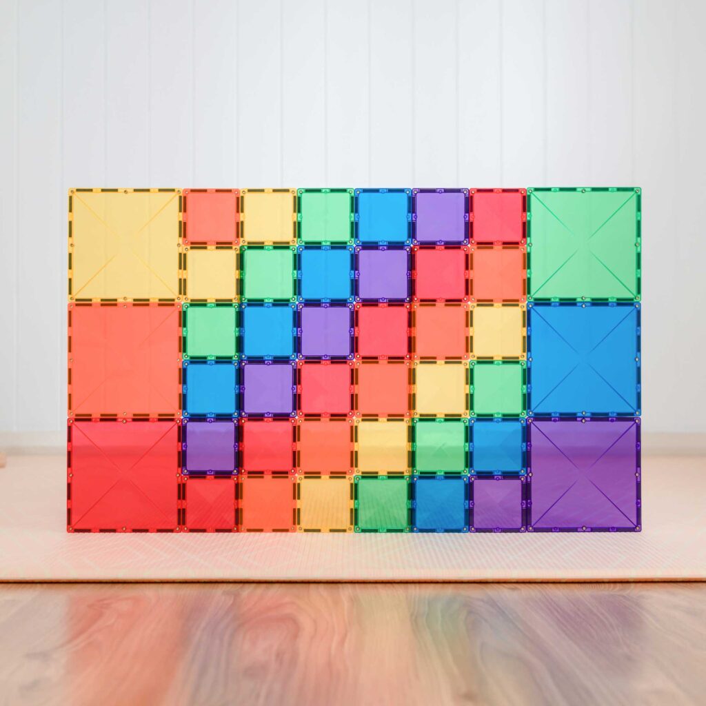 CONNETIX Rainbow Square Pack, 42 Pieces | Official Store