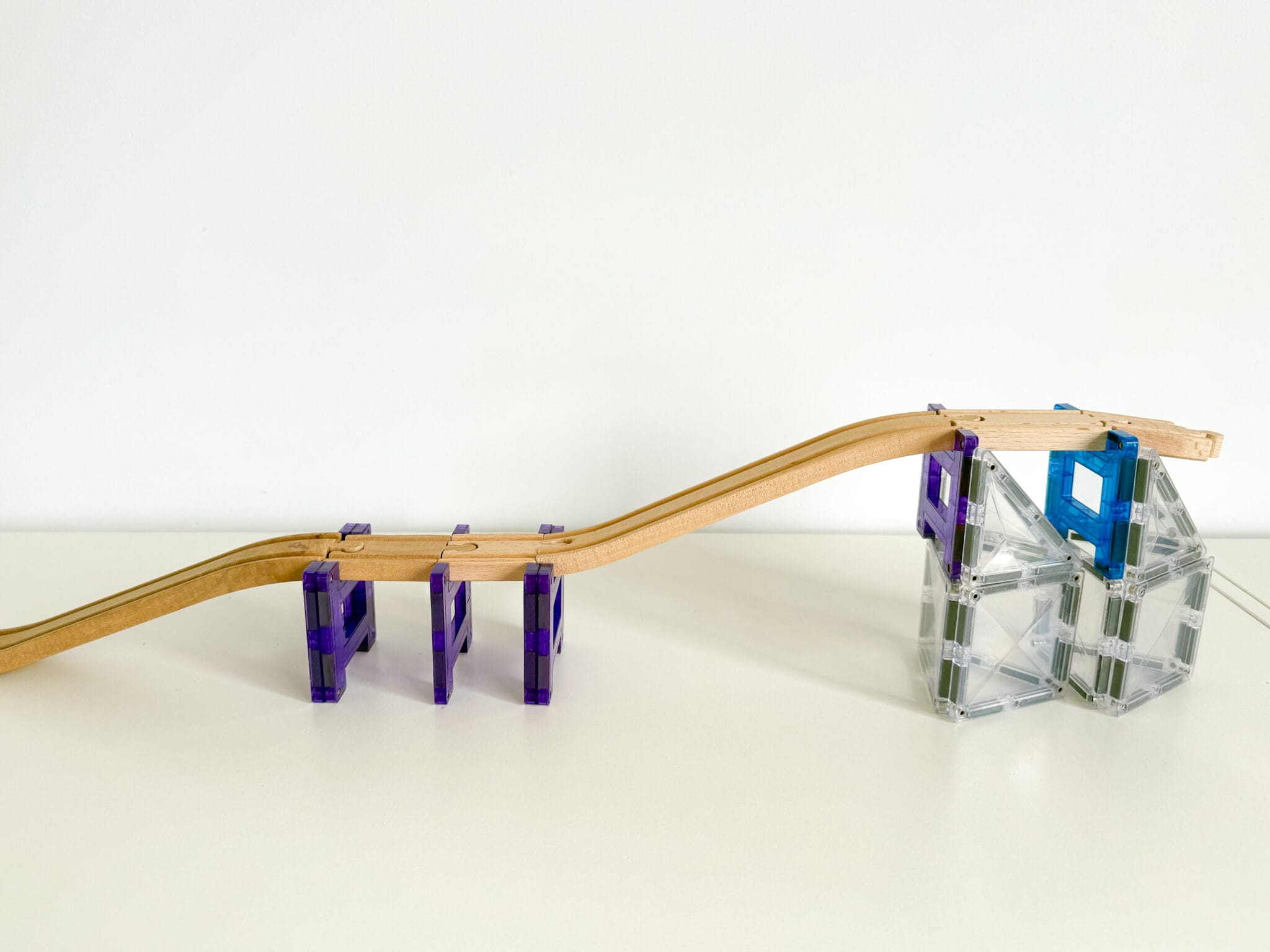 Creative Train Track Play with CONNETIX | 6 Fun Ways to Combine ...