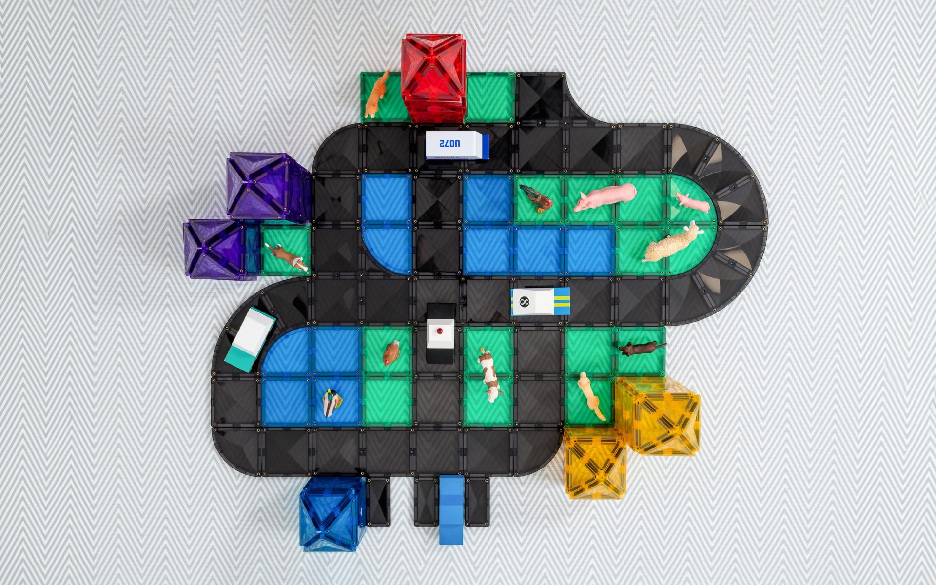 CONNETIX Creative Roads Pack 48 Pieces | Official Store