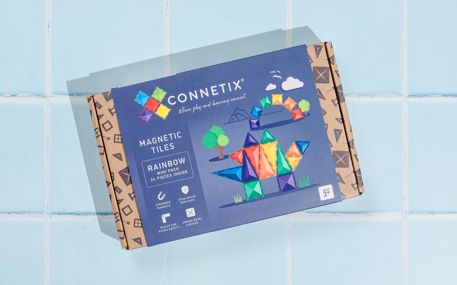 CONNETIX Rainbow Mini Pack, 24 Pieces | Official Store