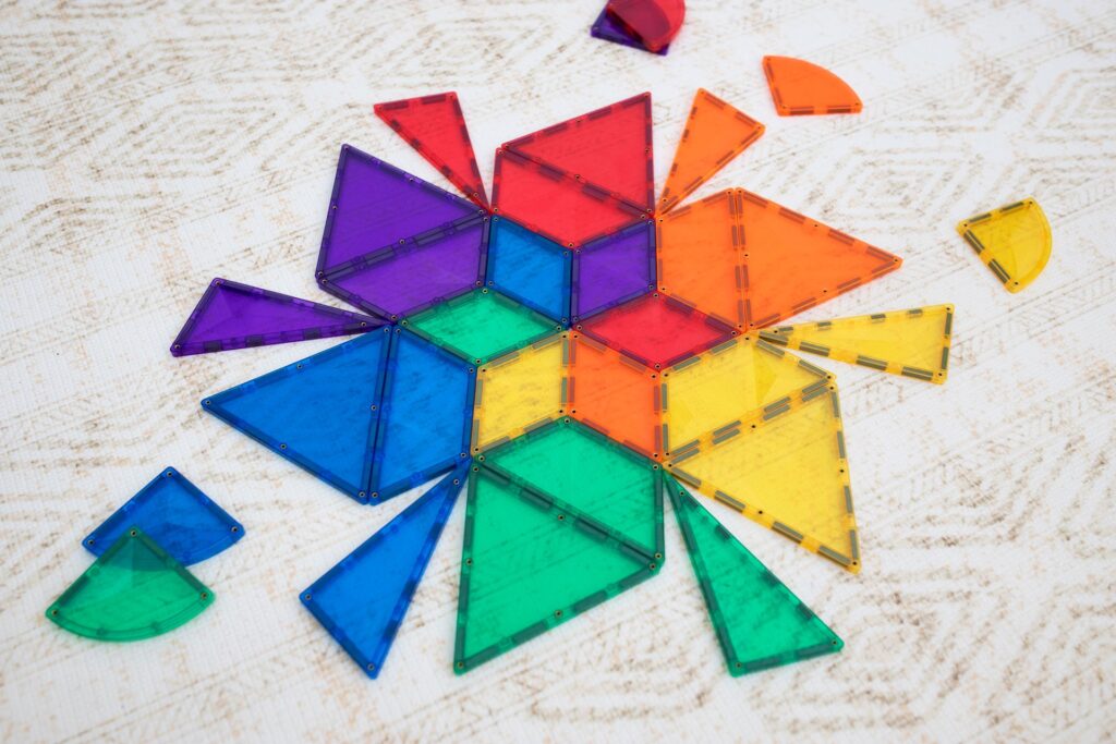 CONNETIX Rainbow Shape Expansion Pack, 36 Pieces | Official Store